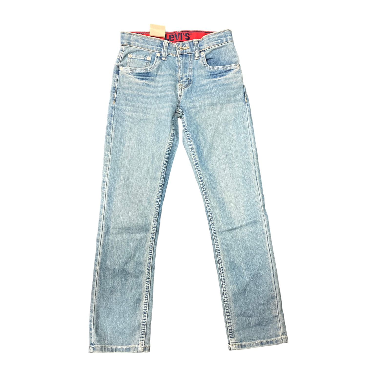 Levi Strauss & Co. Boys 511 Slim Flex Adjustable Waist Stretch Straight ...