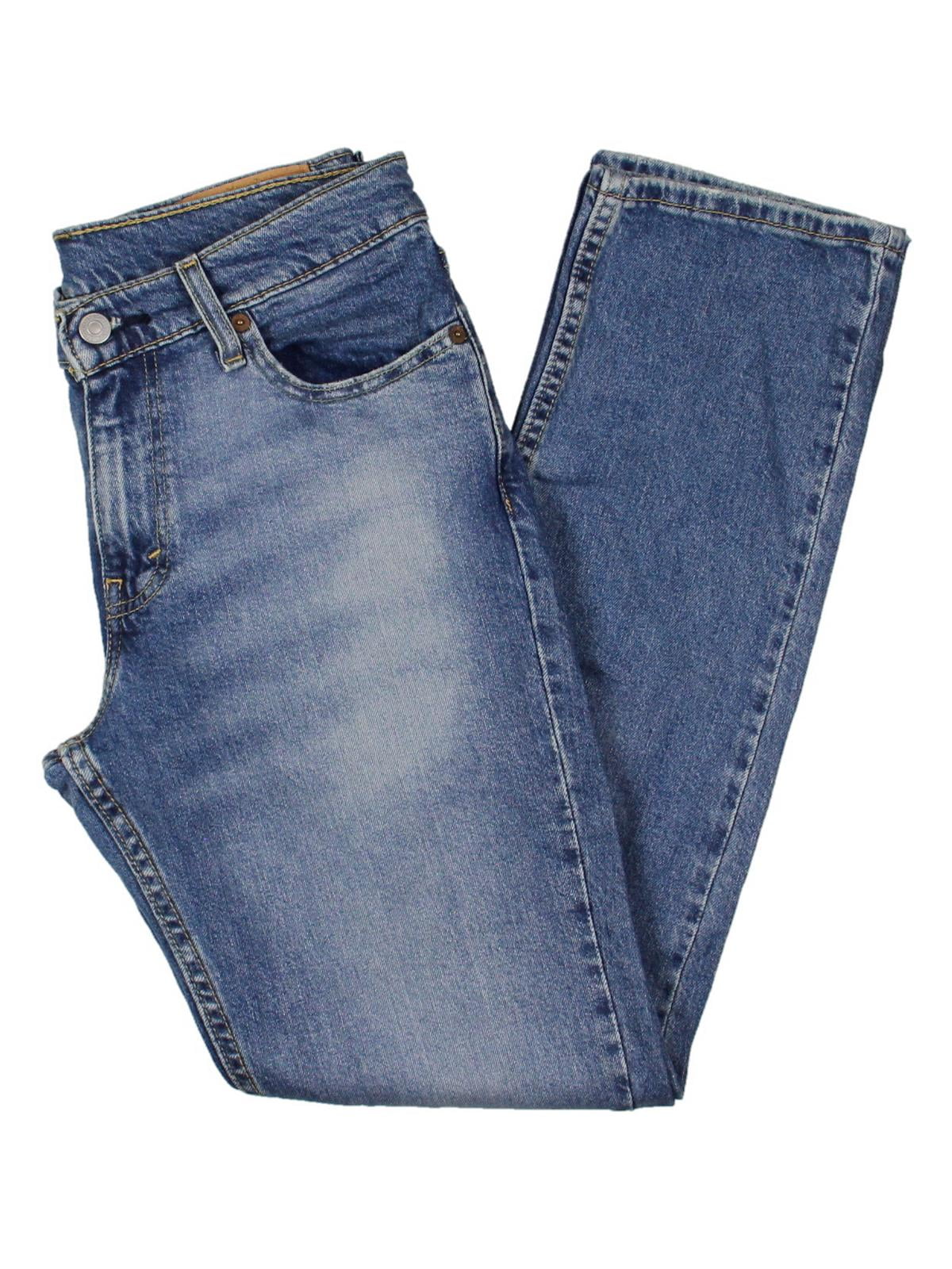 Levi Strauss & Co. Mens 511 Denim Distressed Slim Jeans - Walmart.com