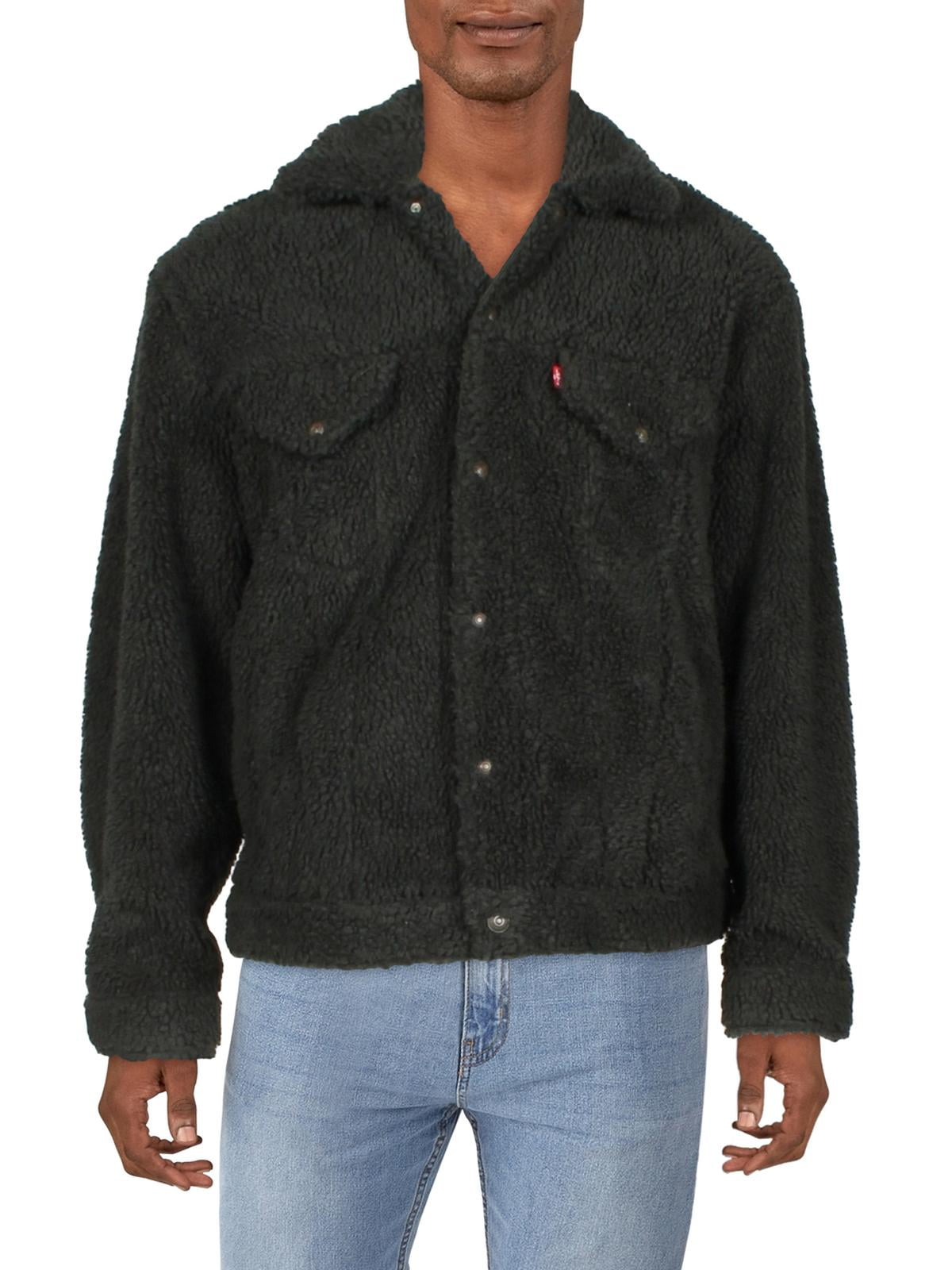 Levi Strauss & Co. Mens Sherpa Relaxed Fit Trucker Jacket - Walmart.com