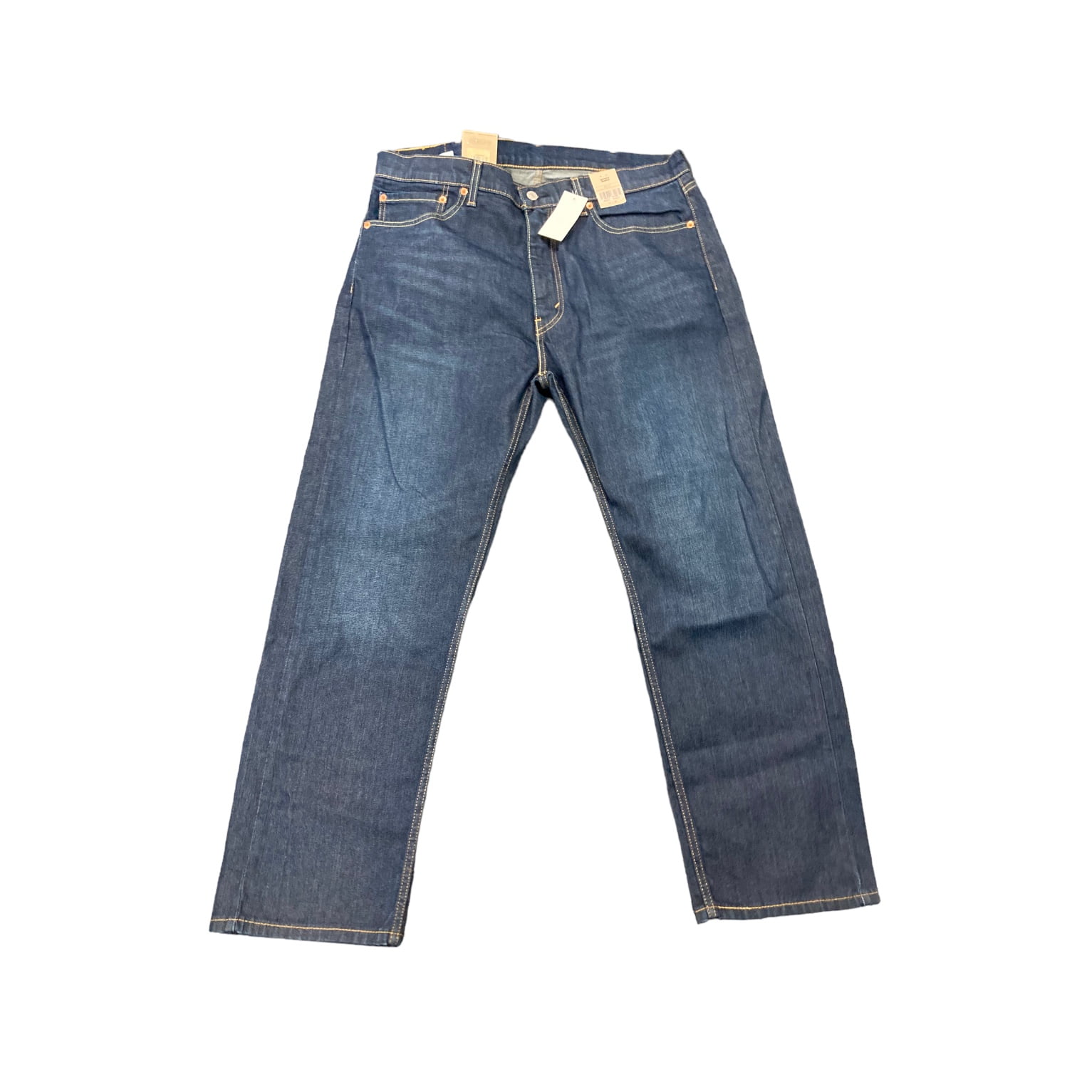 Levi Strauss Men's 505 Regular Straight Leg Denim Stretch Jeans (Dark ...