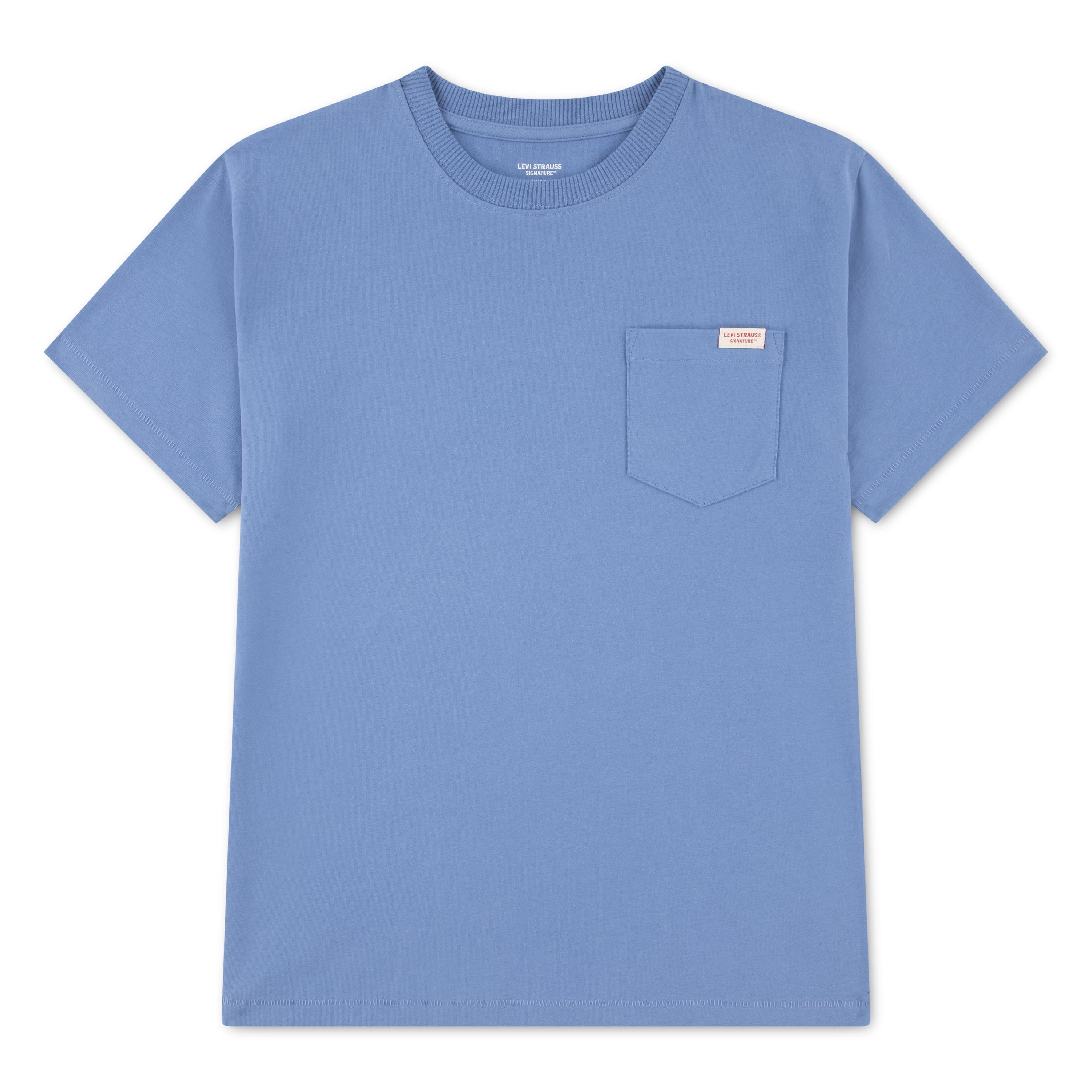 Levi Strauss Signature Boys Short Sleeve Pocket Tee, Sizes 4-18 ...