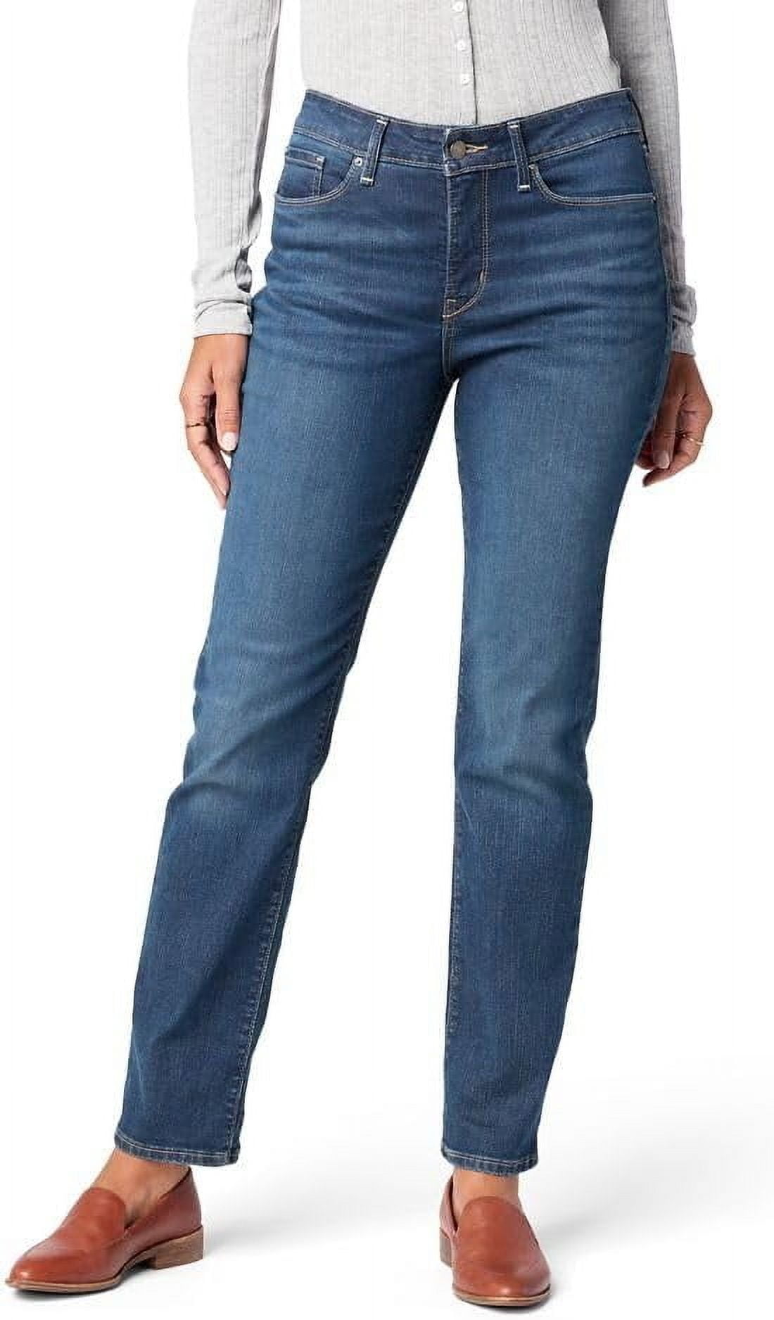 Levi Strauss Signature Gold Women's Curvy Totally Shaping Straight ...