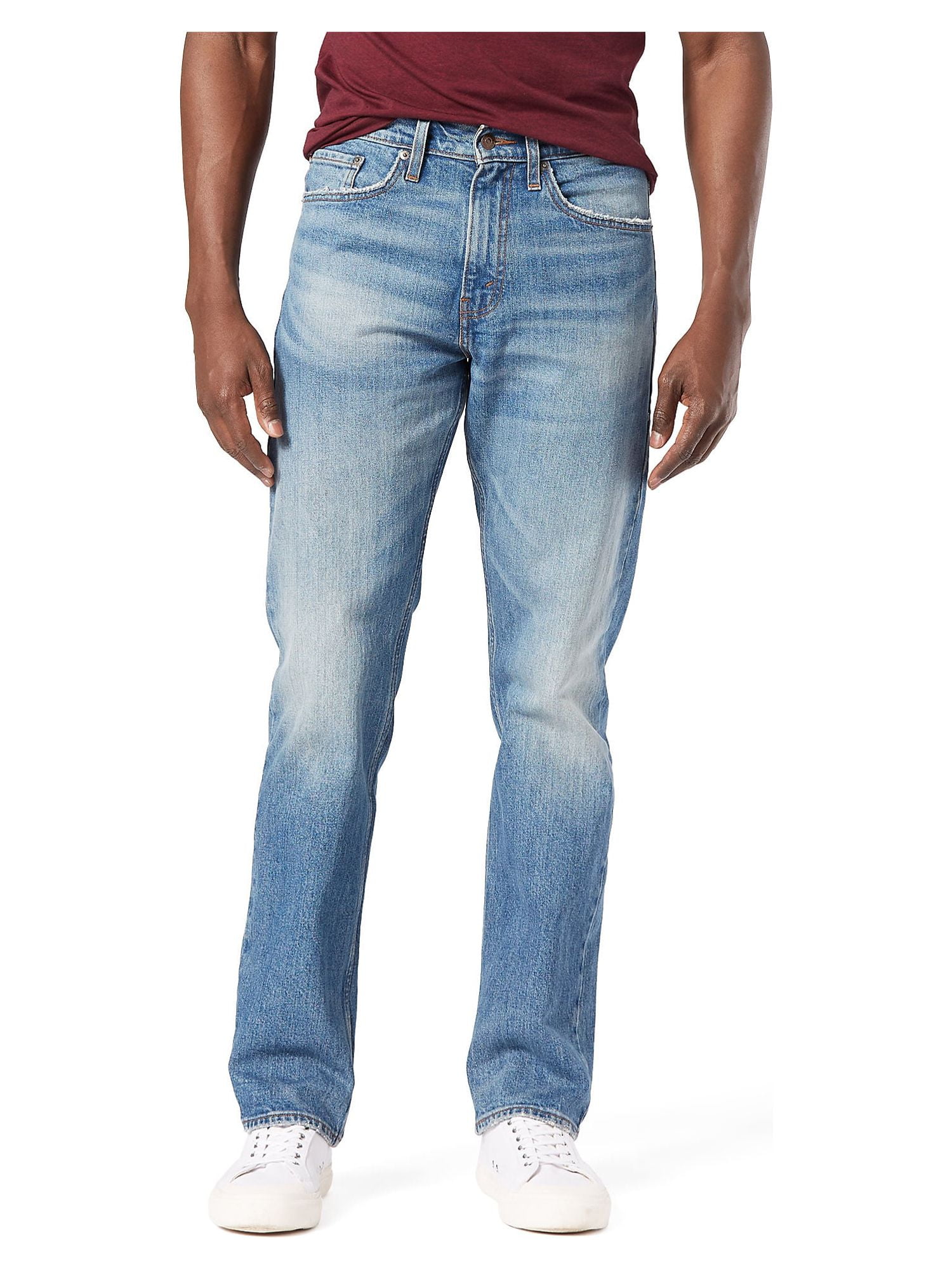 Levi Strauss Signature Men's Authentic Straight Fit Jeans - Walmart.com