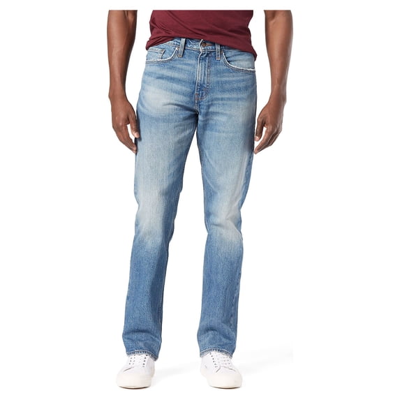 Levi Strauss men's Straight Fit Jeans - Regular Fit Denim - Walmart.com