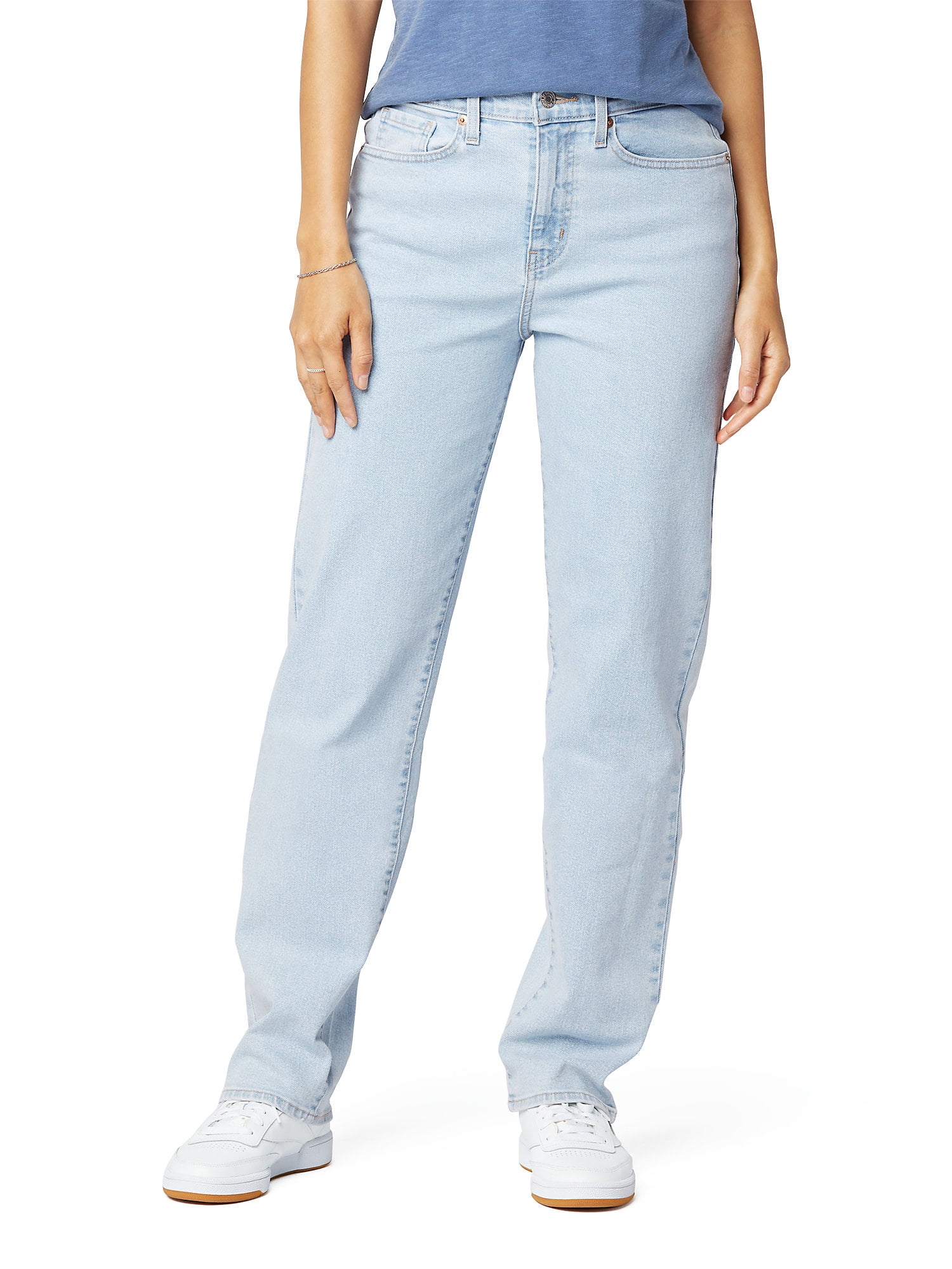 Levi Strauss Signature Women's Heritage Easy Straight Jeans - Walmart.com