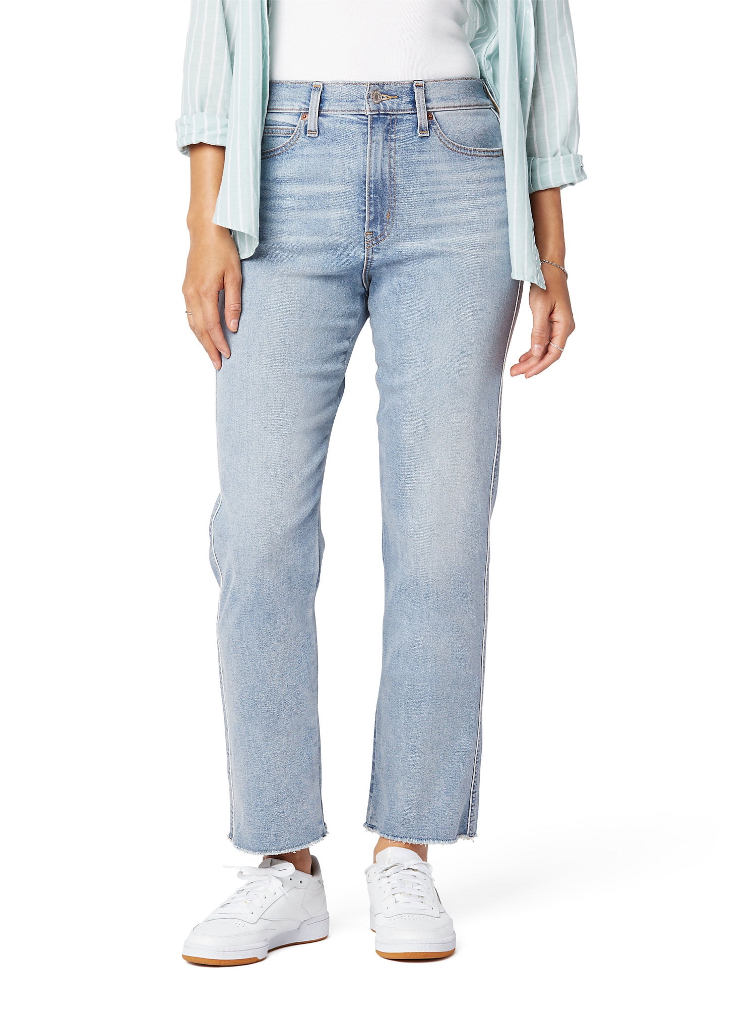 Levi Strauss Signature Women's Heritage High Rise Straight Jeans ...