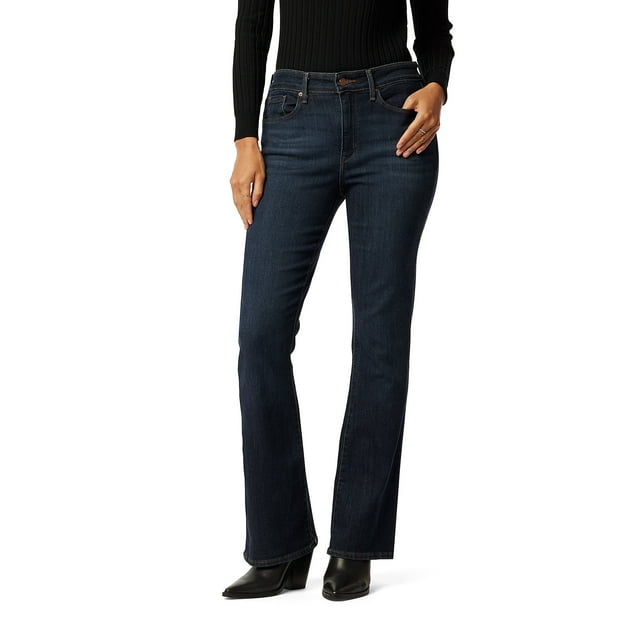 Levi Strauss Signature Women's and Women's Plus Mid Rise Bootcut Jeans ...