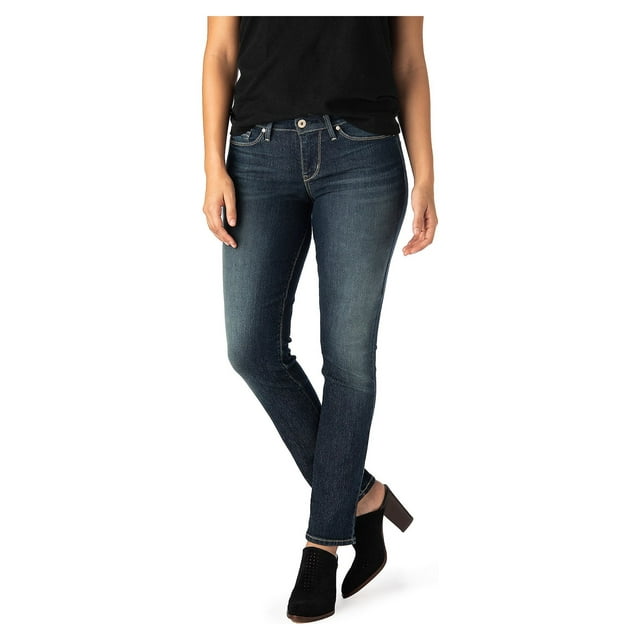 Levi Strauss Signature Women's Mid-Rise Modern Slim Jeans - Walmart.com