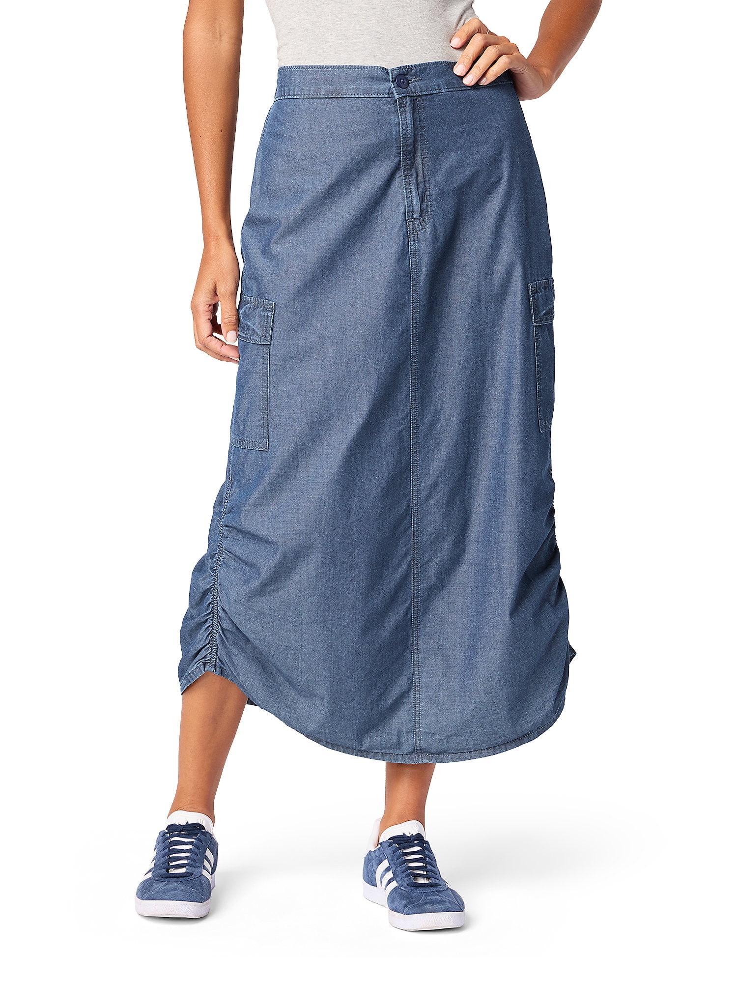 Levi Strauss Signature Women's Parachute Cargo Skirt, Sizes XS-XL ...