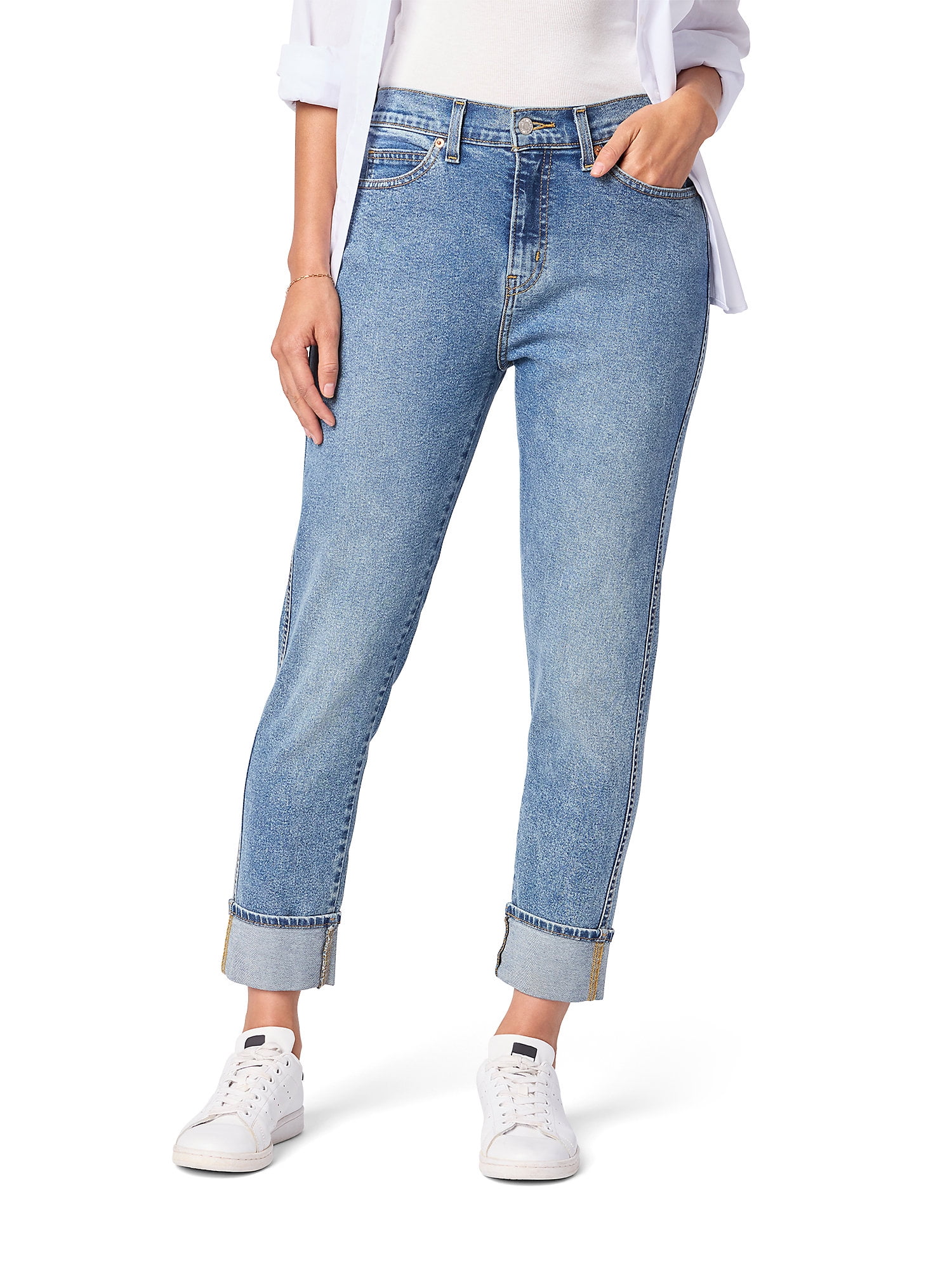 Levi Strauss Signature Women's Vintage Boyfriend Jeans, Sizes 2-16 ...