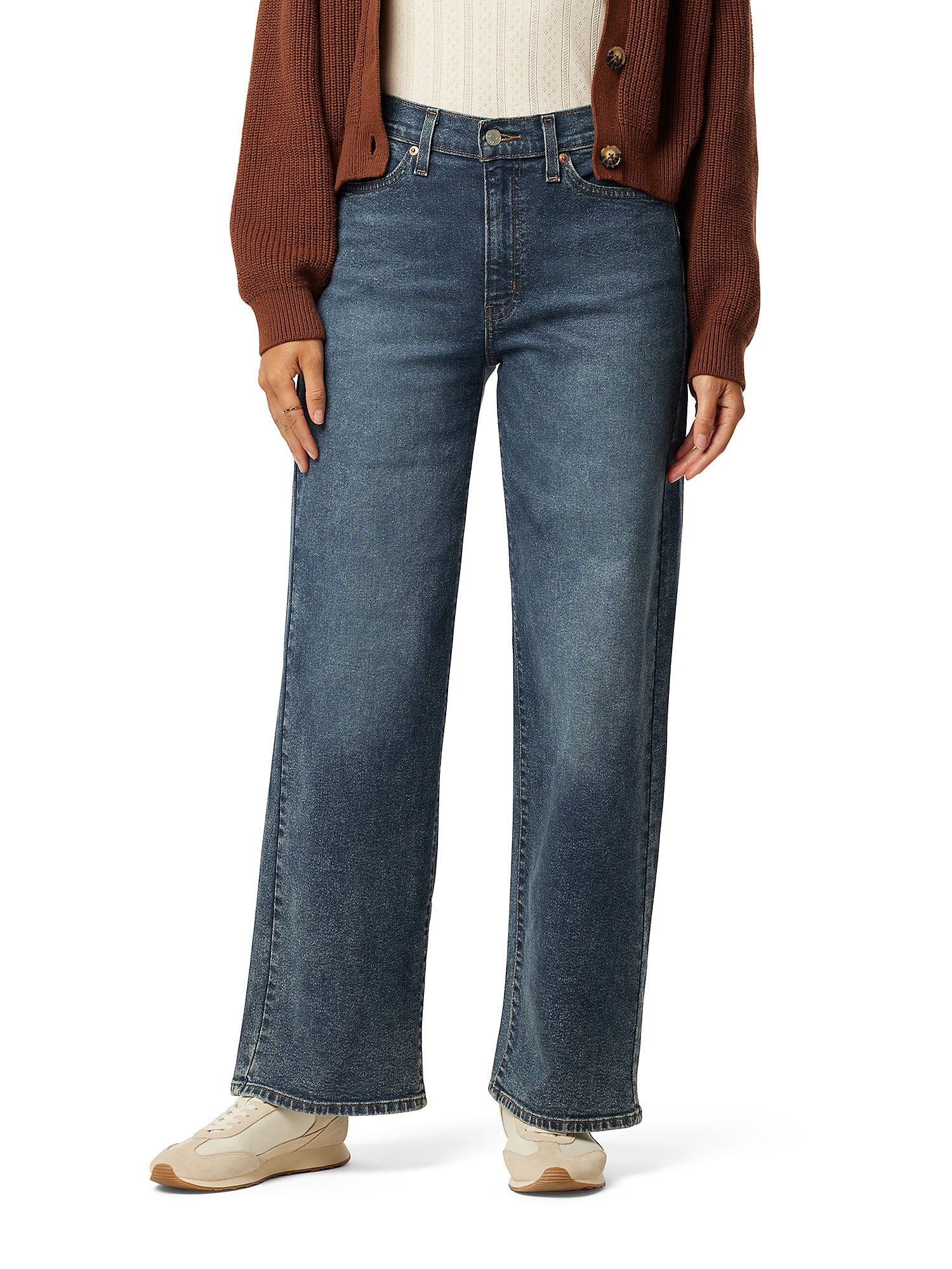 Levi Strauss Heritage High-Rise Wide Leg Jeans Stretch Denim - Walmart.com