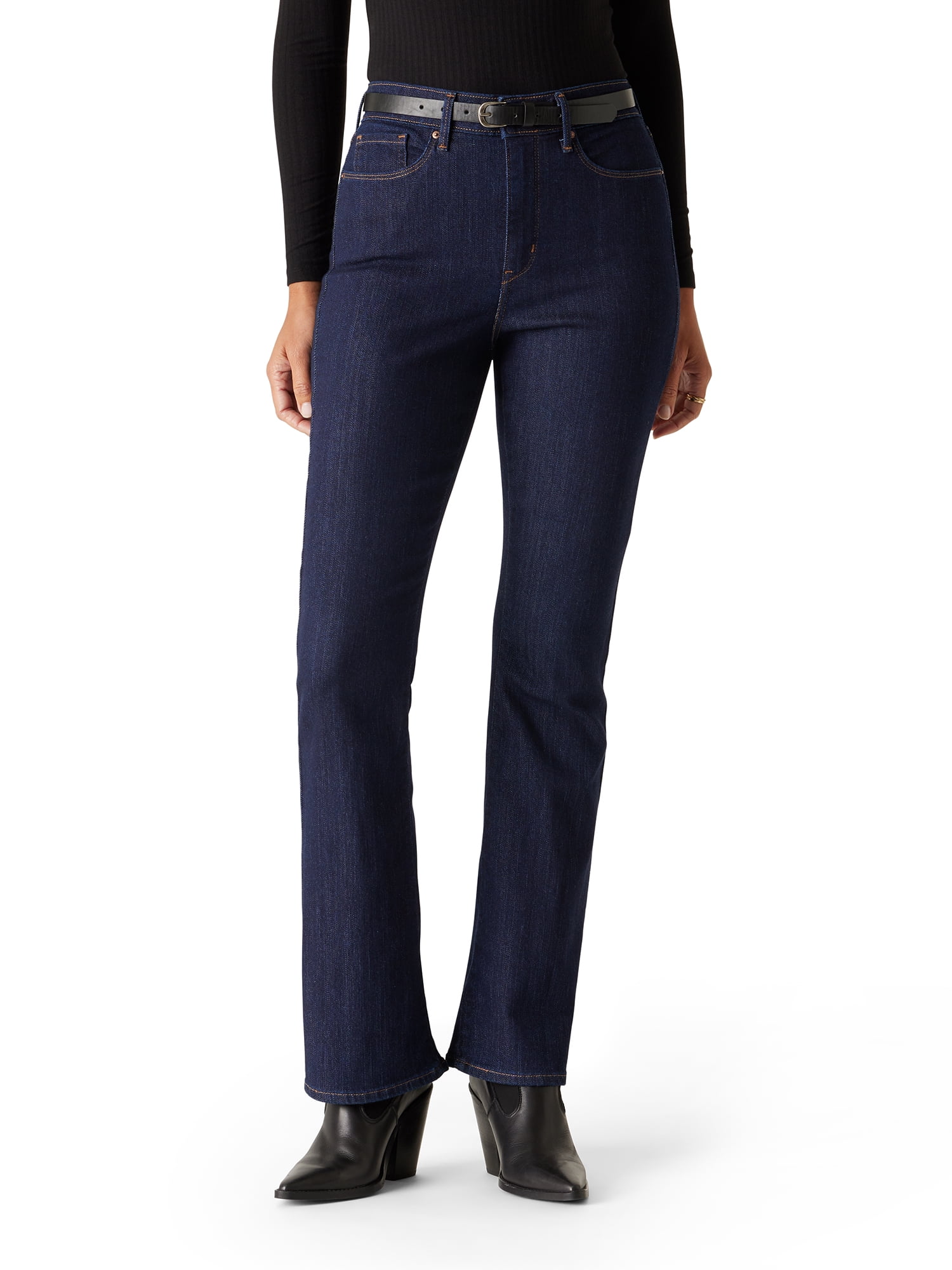 Levi Strauss Signature Women's and Women's Plus High Rise Bootcut Jeans ...