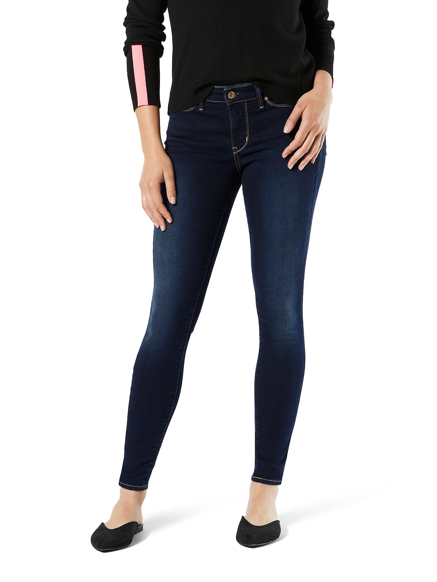 Levi Strauss Signature Women's and Women's Plus Mid Rise Skinny Jeans ...