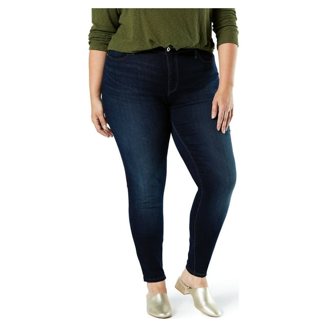 Levi Strauss Signature Women's and Women's Plus Mid Rise Skinny Jeans ...