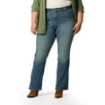 Levi Strauss Signature Women's and Women's Plus Mid Rise Bootcut Jeans ...