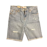 Levi Strauss Signature Youth Boy's Adjustable Waist Distressed Denim ...