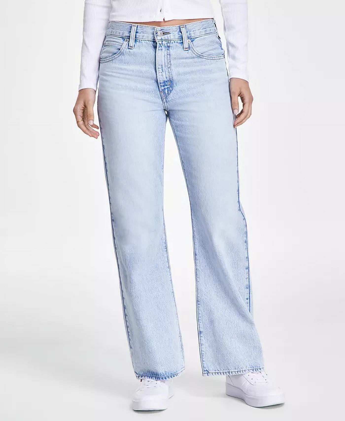 Levi's ABRAIDED ART Women's '94 Cotton Baggy-Fit Bootcut Jeans, US ...