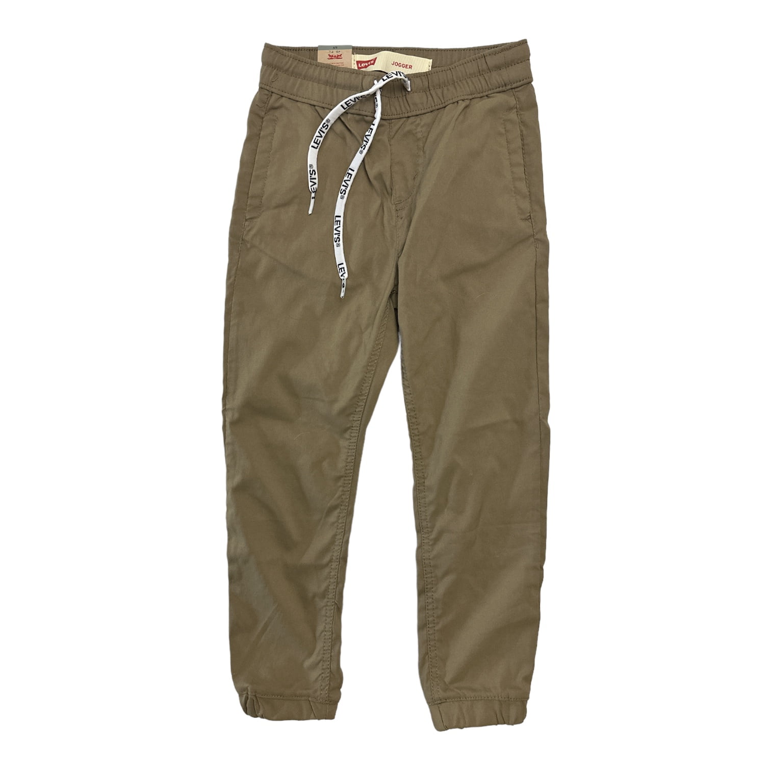 Levi's Boy's Slim Fit Elastic Cuff Stretch Jogger Pant (Peat, 14/16 ...