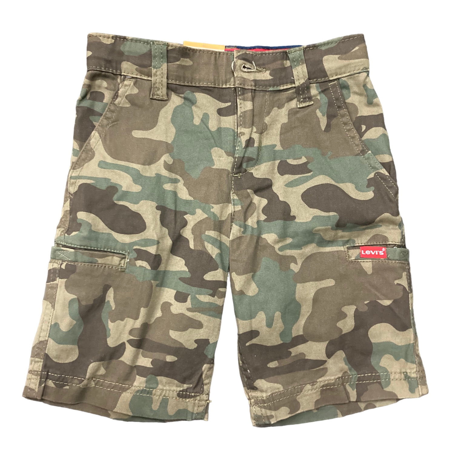 Levi's Boy's Youth Durable Twill Pockets Adjustable Waist Cargo Short ...