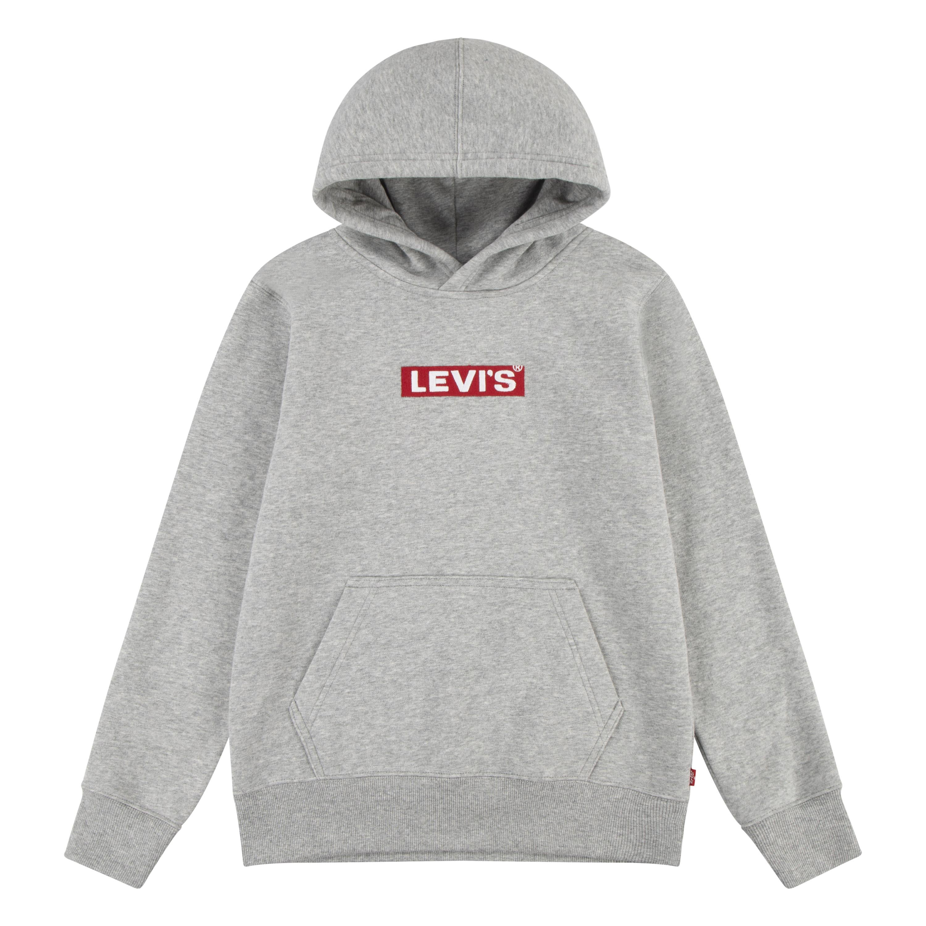 Levis Boys Heavyweight Fleece Pullover Hoodie - Sizes 4-18 - Walmart.com