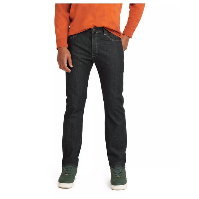 Levi's CLEAN RIGID Men's 501 Original Fit Button Fly Non-Stretch Jeans ...