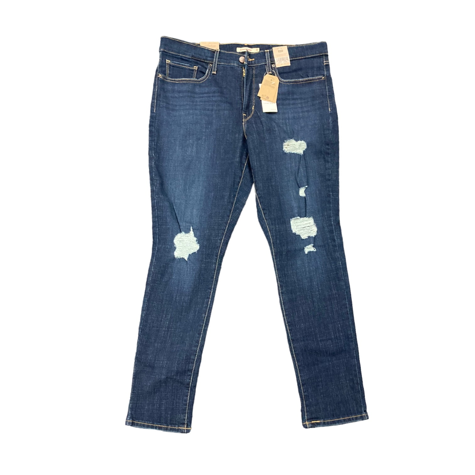 Levi's Women's Slimming Mid Rise Jeans, Flat Front, Stretch Fabric ...
