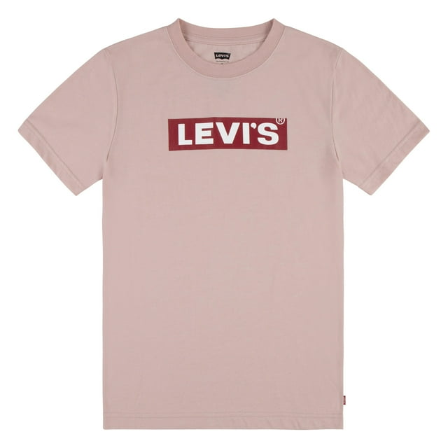 Levi's Girls' Box Tab T-Shirt, Sizes 7-16 - Walmart.com