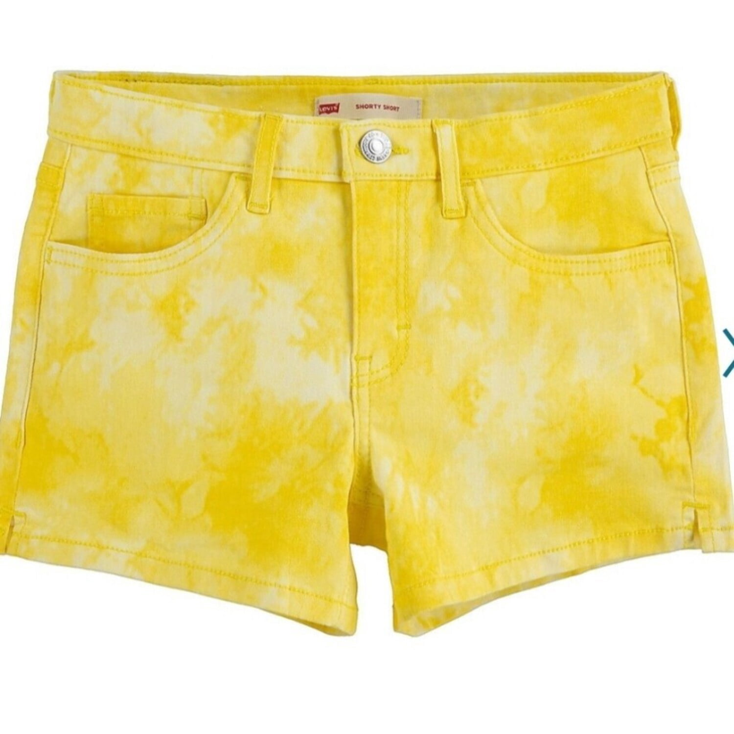 Levi's Girls' Denim Shorty Shorts, Sizes 4-16 - Walmart.com