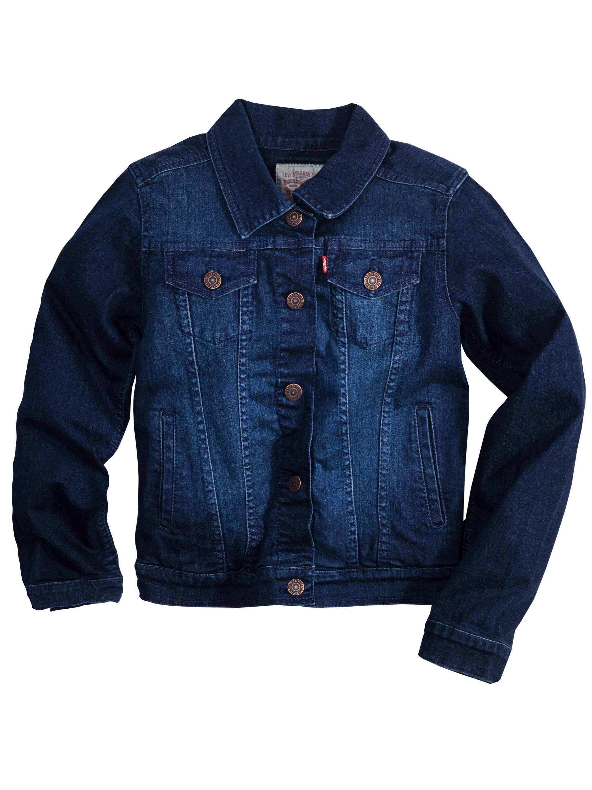 Levi's Girls Denim Trucker Jacket, Sizes 4-16 - Walmart.com