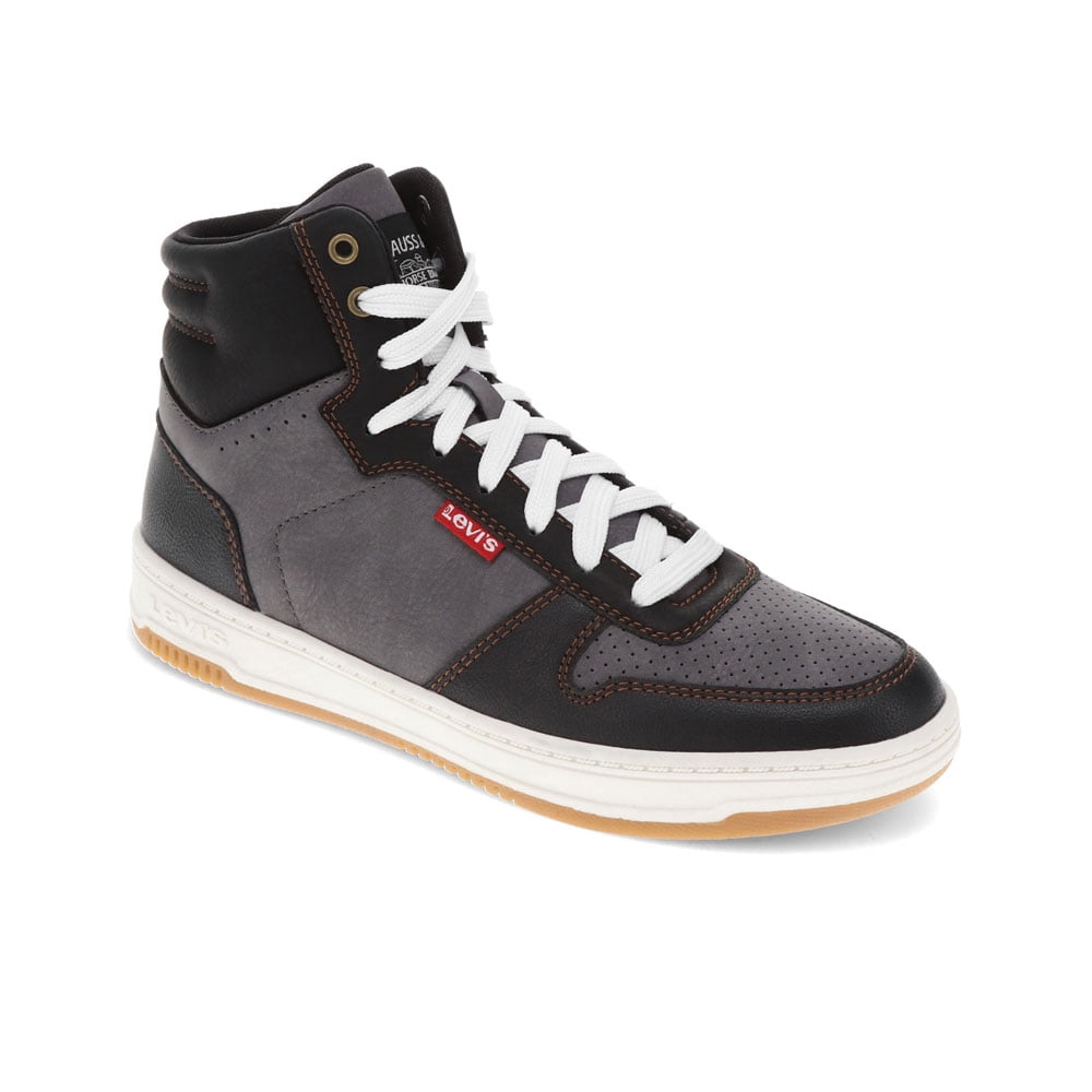 Levi's Kids Drive Hi Synthetic Leather Casual Hightop Sneaker Shoe ...