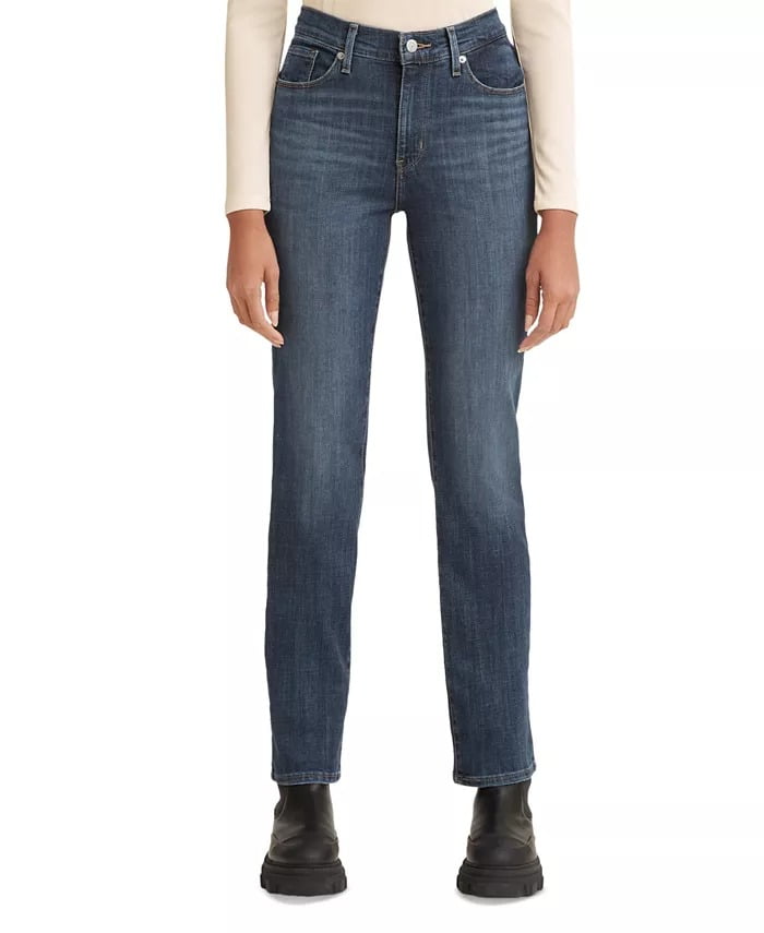 Levi's LAPIS HEYDAY Women's Classic Mid Rise Straight-Leg Jeans, US 16R ...