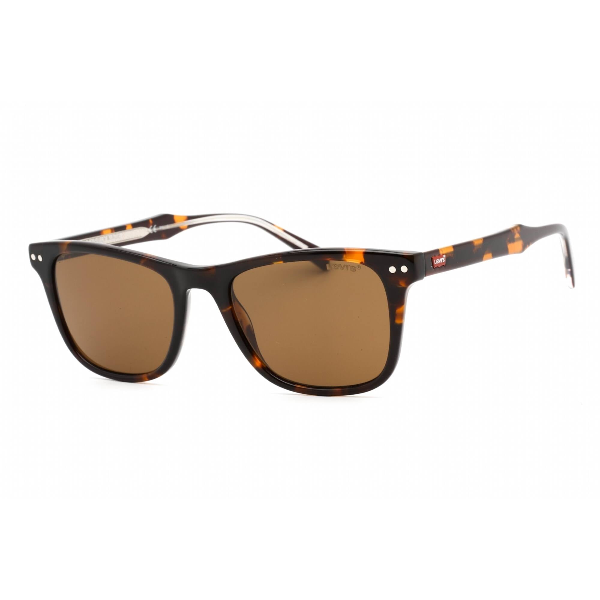 Levi's LV 5016/S 0086 70 Men's Havana Square Frame Sunglasses - Walmart.com