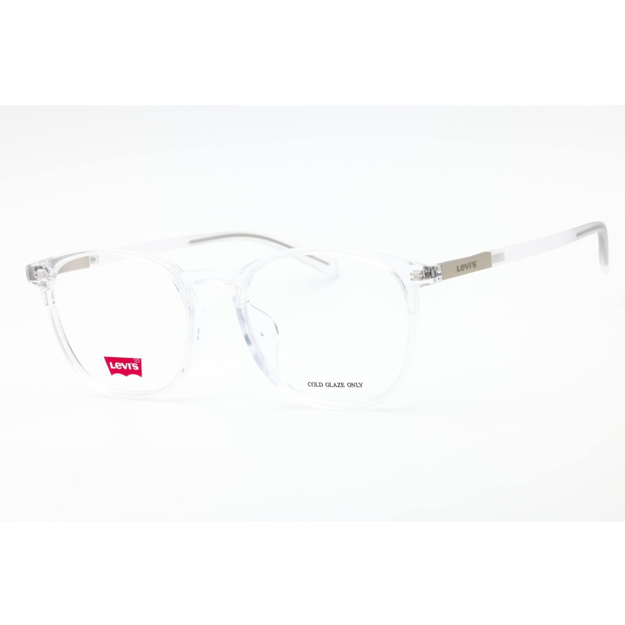 Levi's LV 7058/F/LEV 900 Unisex Crystal Plastic Frame Eyeglasses ...