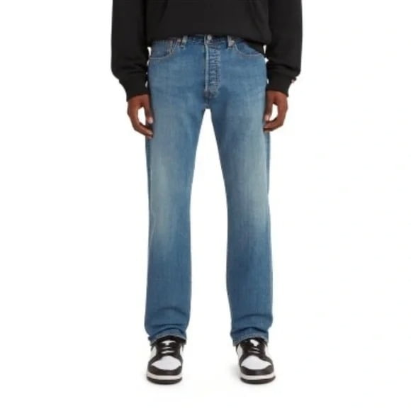 Levi's REEL IT IN Men's 501 Original Fit Button Fly Stretch Jeans, US ...