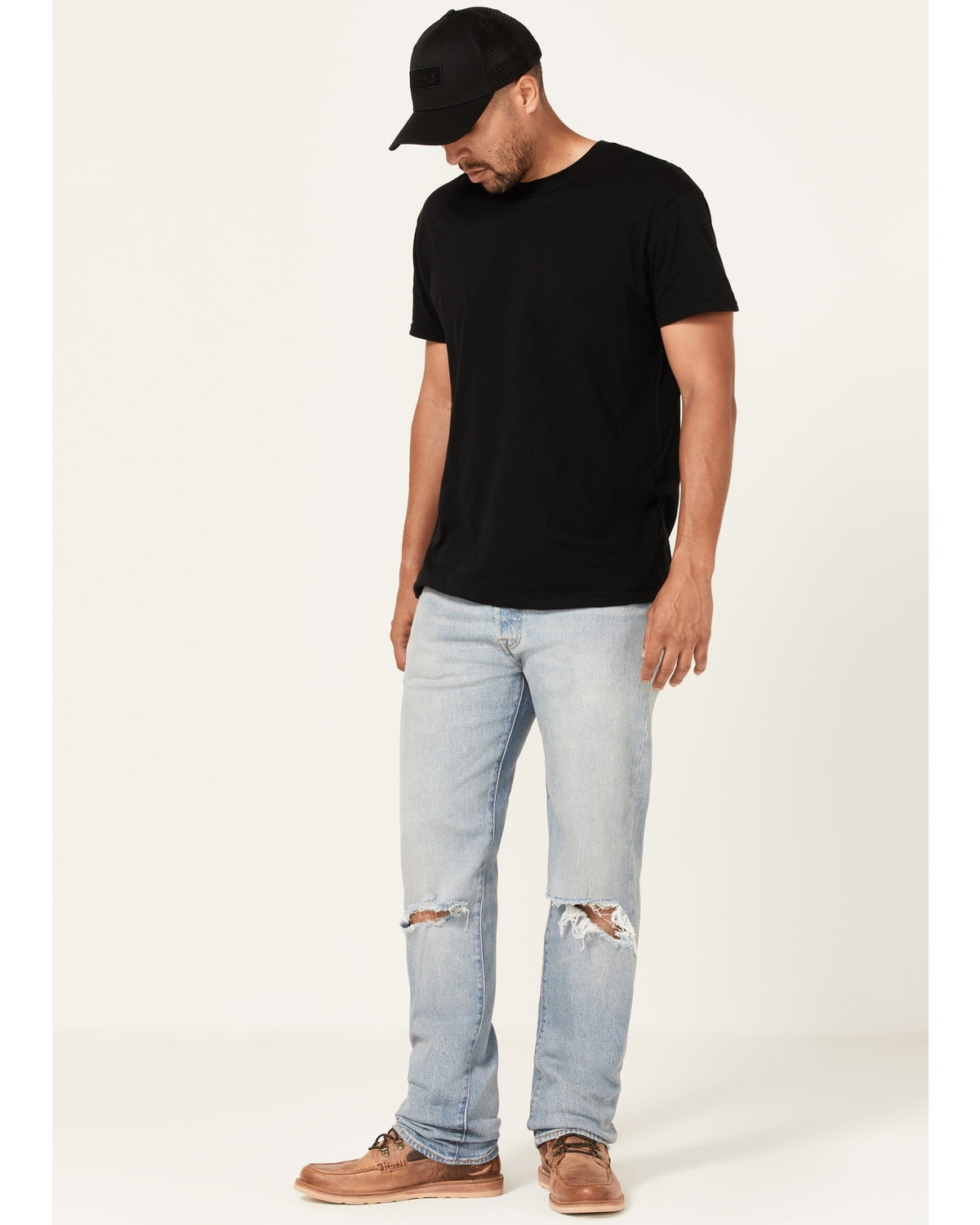 Levi's Men's 501& Higher Mountain Light Wash Original Fit Straight ...