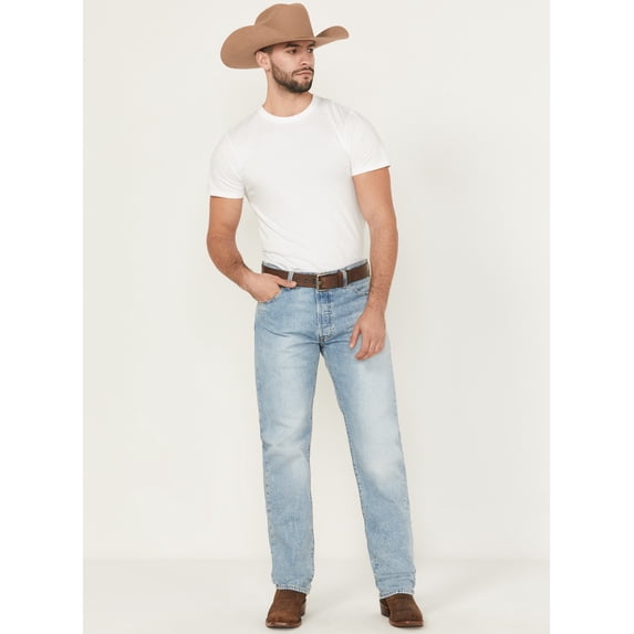 Levi's Men's 501& Original Stay Zen Light Wash Straight Rigid Denim ...