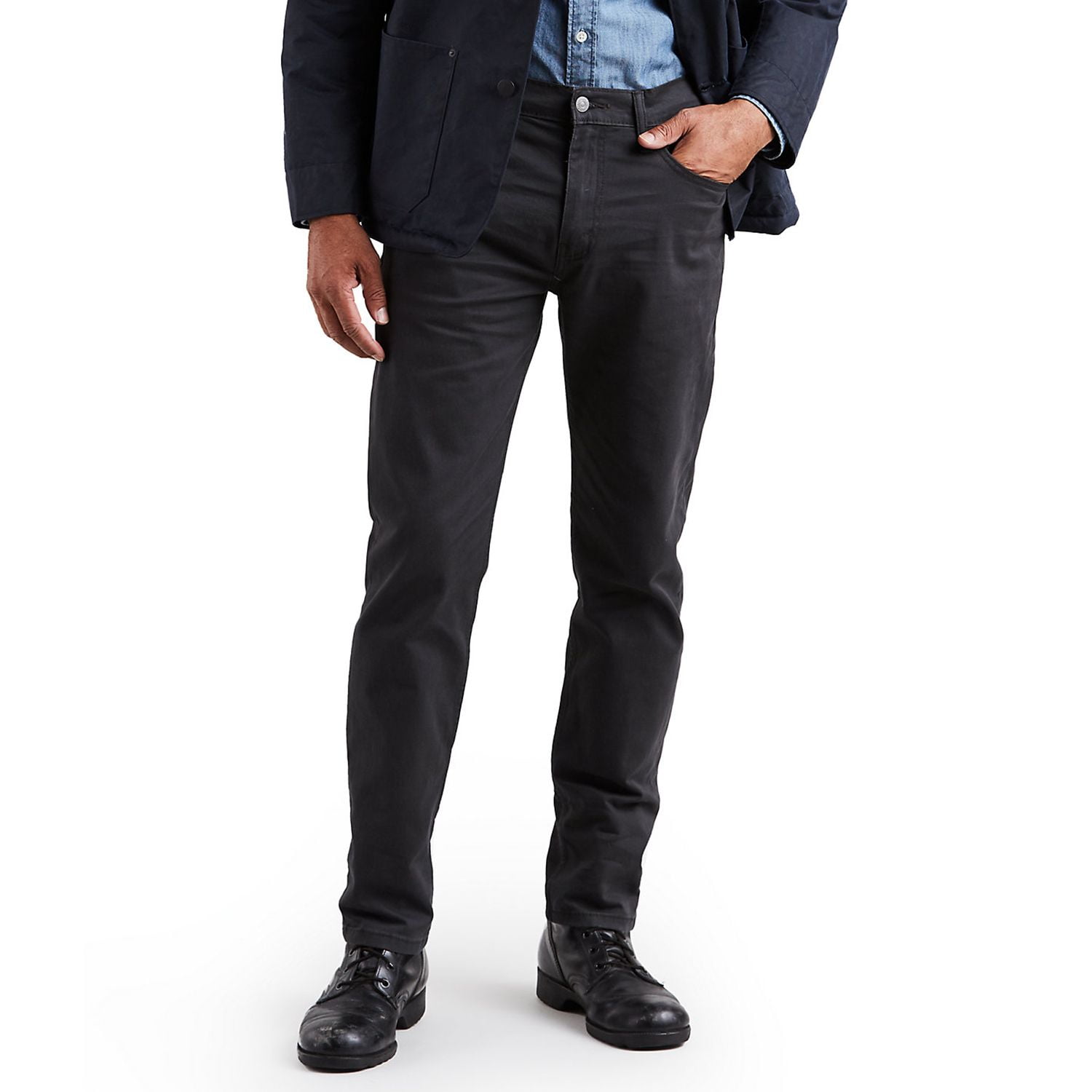 Men's Levi's® 502™ Regular Taper Stretch Jeans Color: Graphite Size: 34X29 - Walmart.com