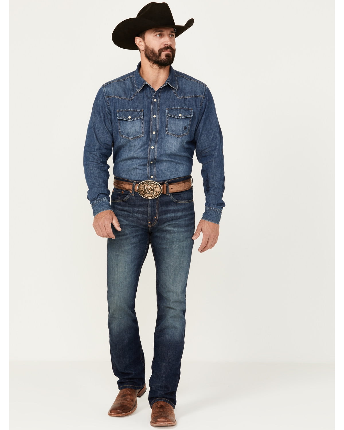Levi's Men's 527& Dark Wash Slim Stretch Bootcut Jeans - 05527-0713 36W ...