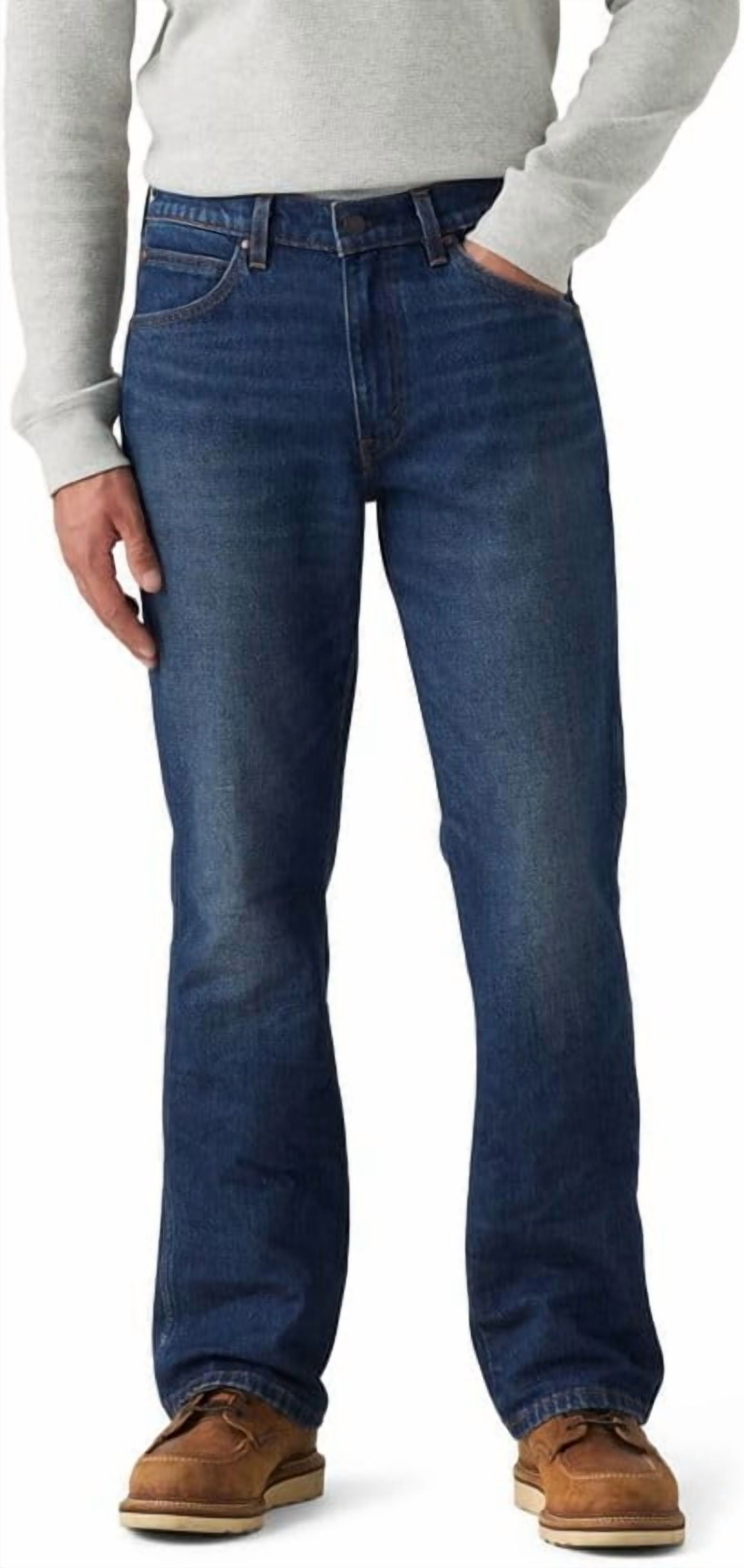 Levi's Men's 537 Western Bootcut Jeans Wow Have Fun Medium Wash Size ...
