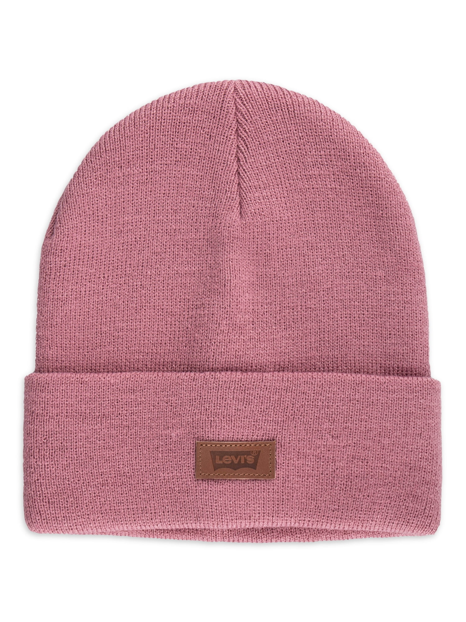 Levi's Men's All Season Leather Logo Patch Beanie Hat - Walmart.com