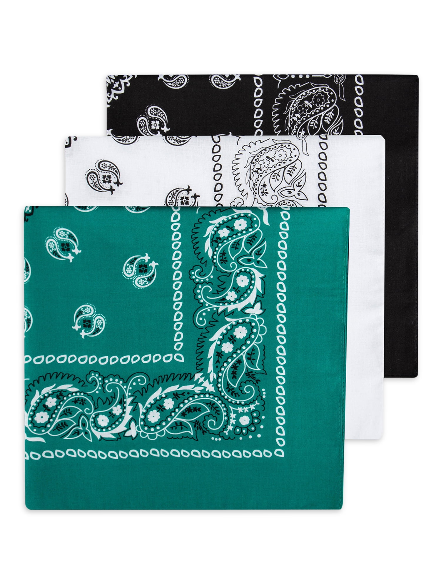 Levi's Men's Classic Paisley Bandana Set - Set of 3 - Walmart.com