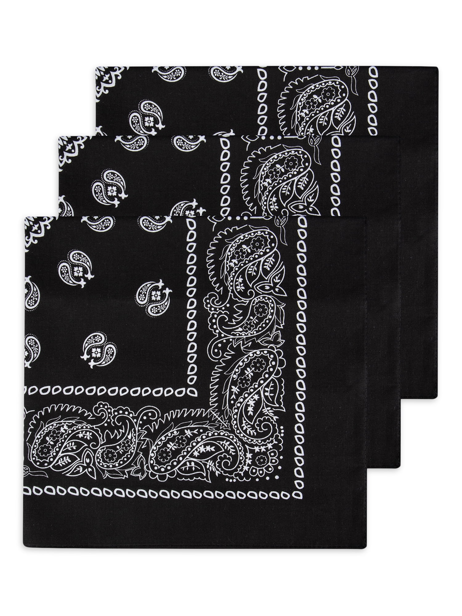 Levi's Men's Classic Paisley Bandana Set - Set of 3 - Walmart.com