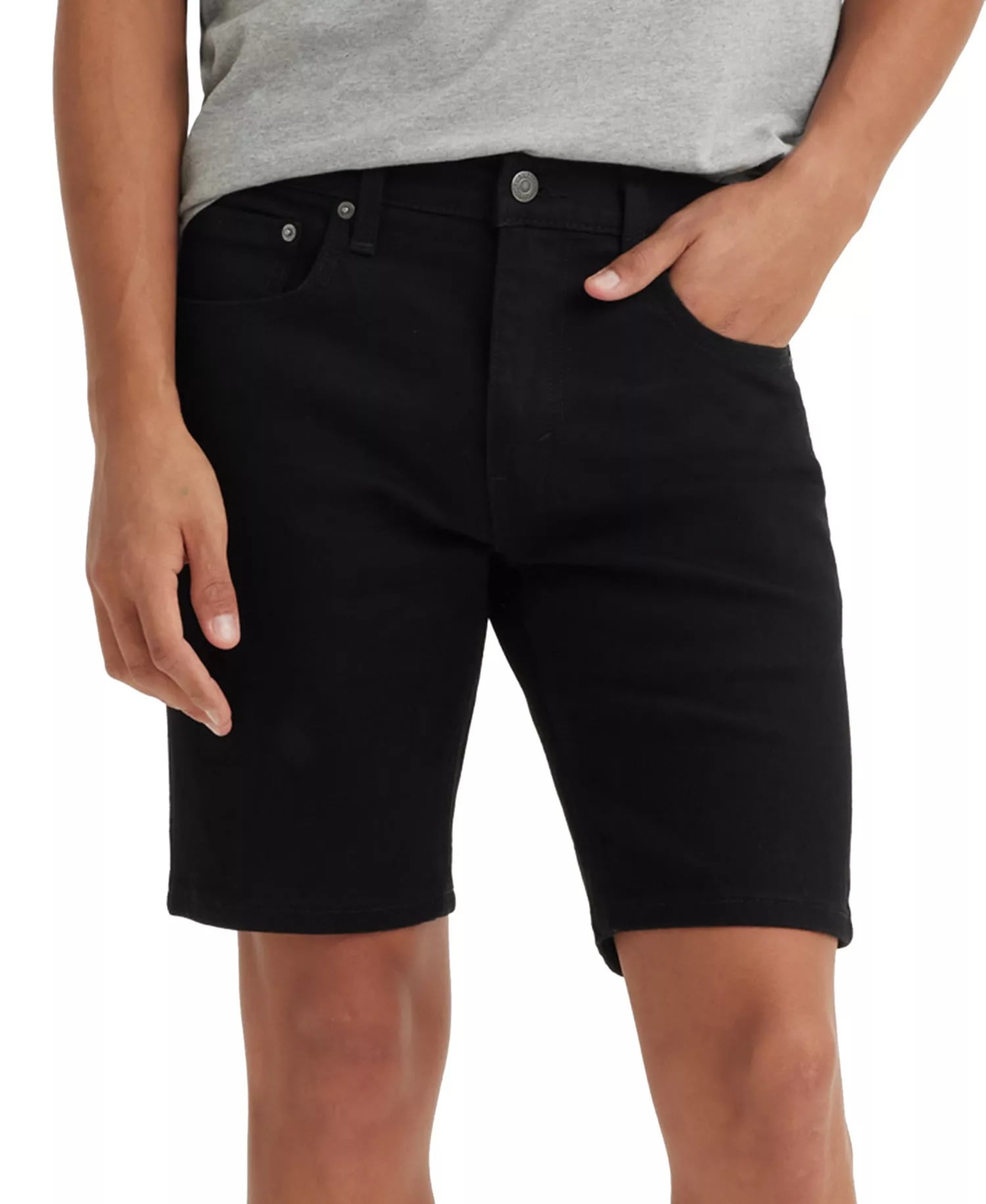 Levi's Men's Slim Cut Off Jean, (New) Steel Black Short - Walmart.com