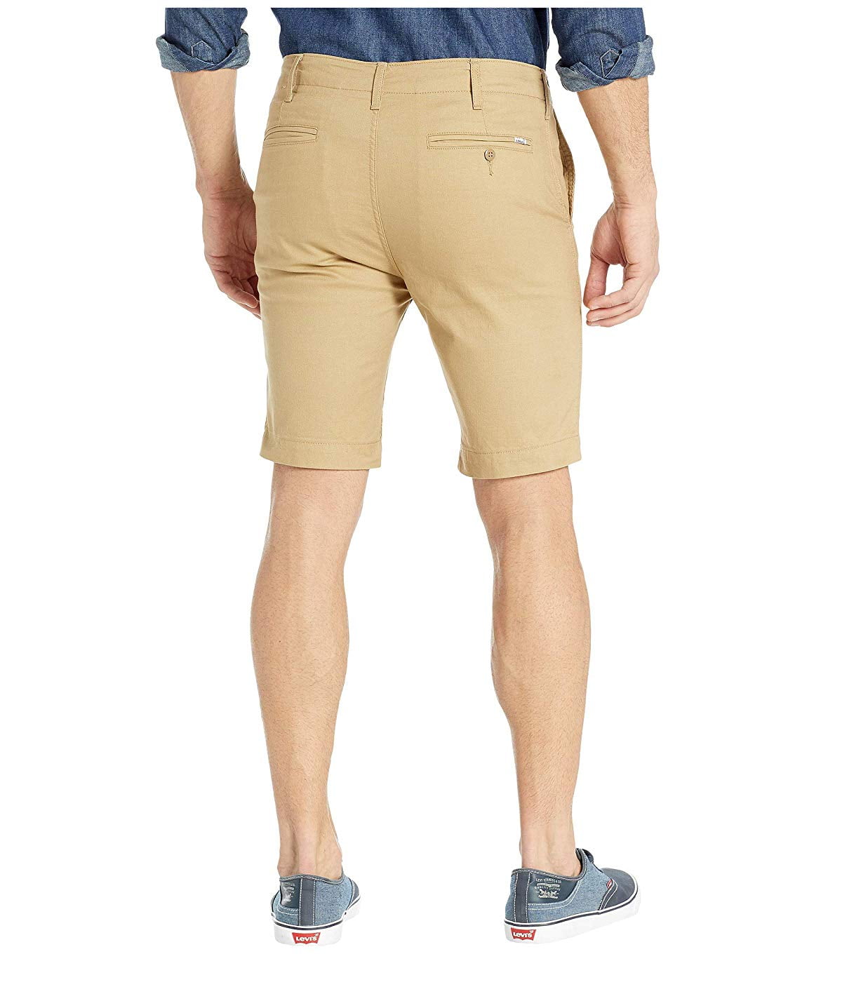 Levi's Mens 502 True Chino Shorts Harvest Gold Stretch - Walmart.com