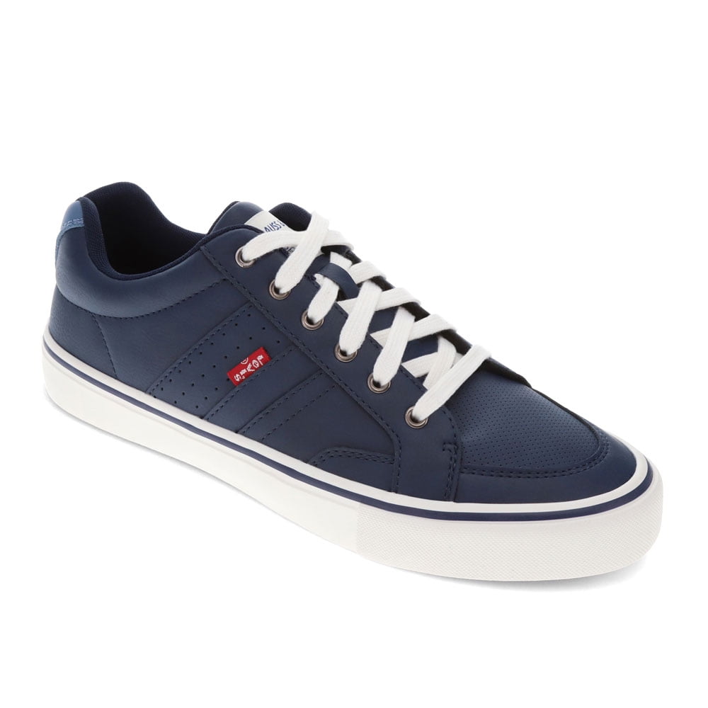 Levi's Mens Avery Synthetic Leather Casual Lace Up Sneaker Shoe ...
