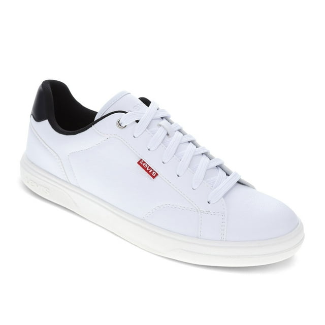 Levi's Mens Carter Synthetic Leather Casual Lace Up Sneaker Shoe ...