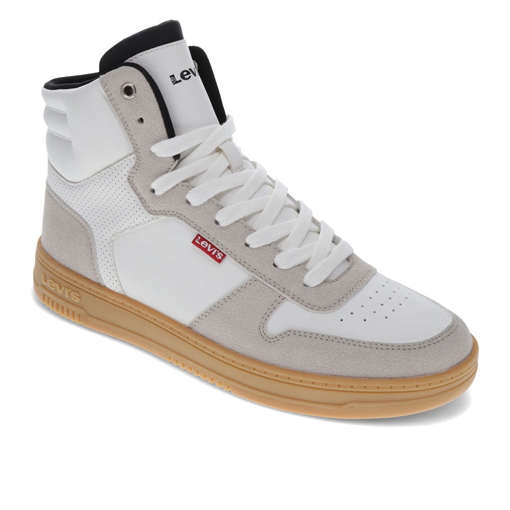 Levi's Mens Drive Hi 2 Synthetic Leather Casual Hightop Sneaker Shoe ...