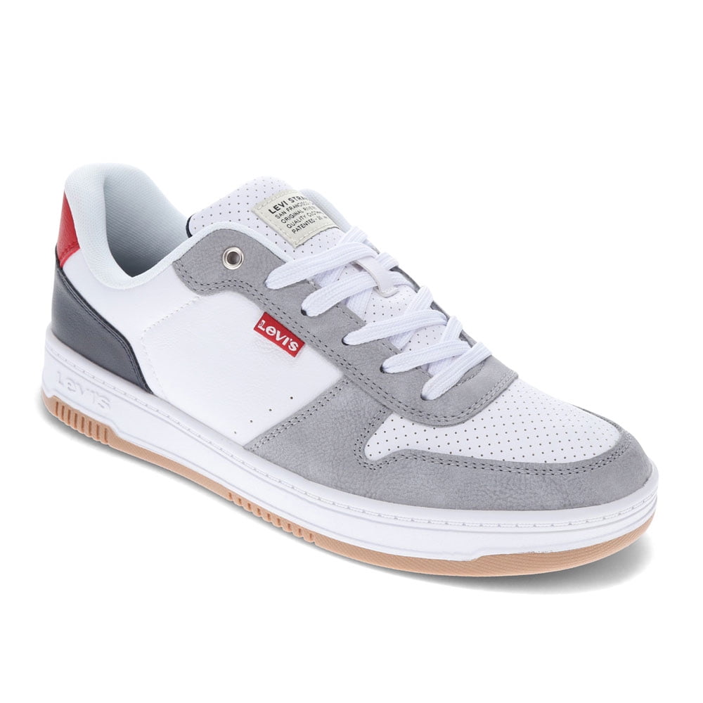 Levi's Mens Drive Lo Synthetic Leather Casual Lace Up Sneaker Shoe ...