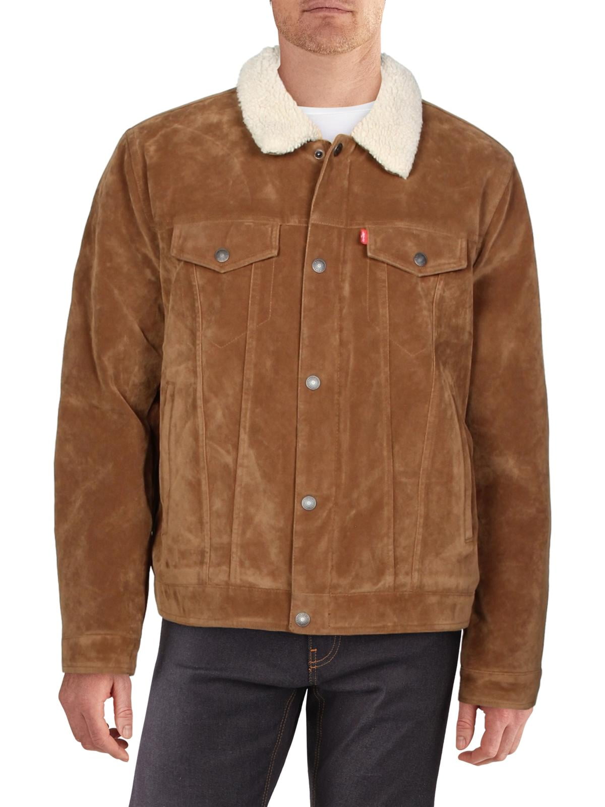 Levi's Mens Shearling Cold Weather Jean Jacket - Walmart.com