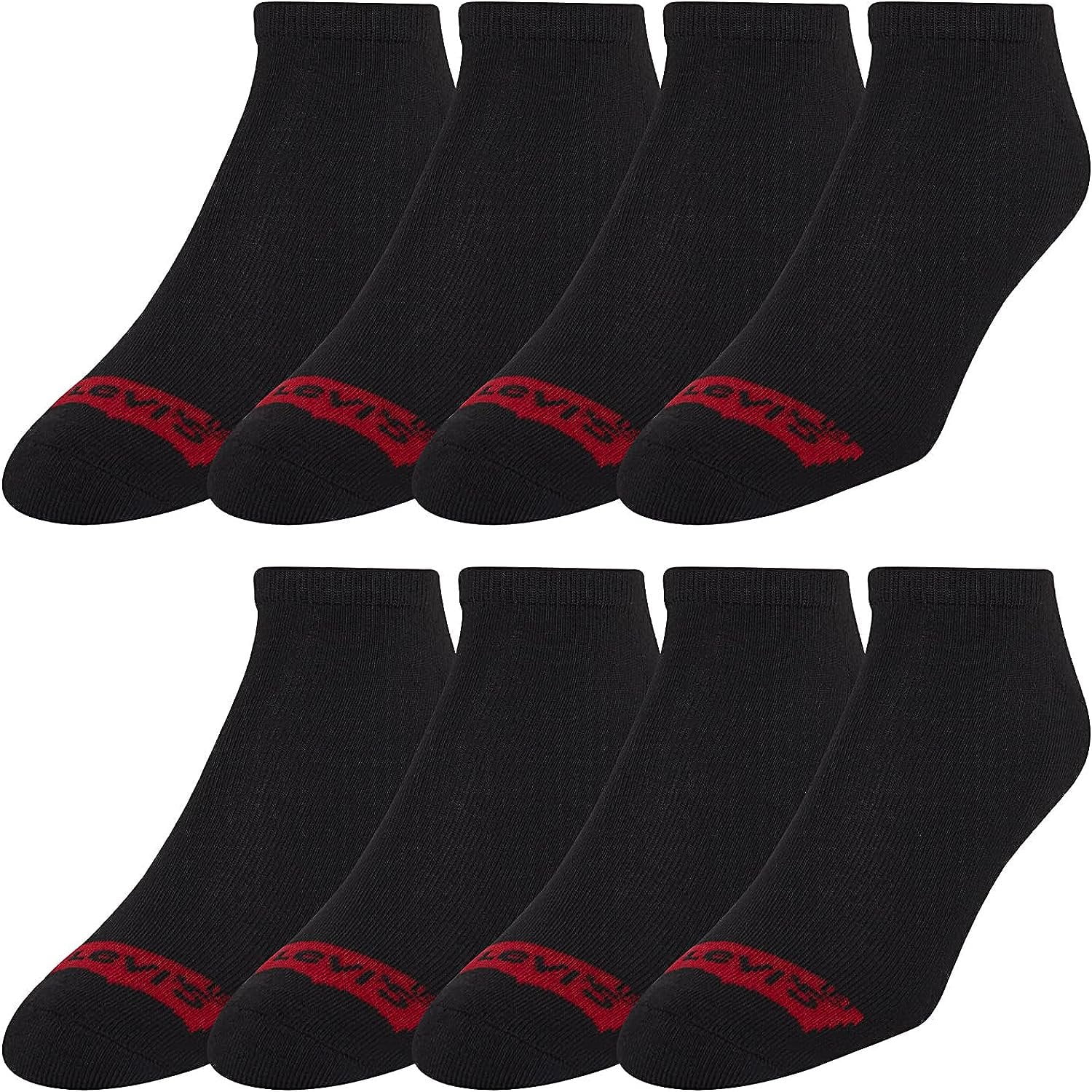 Levi s Mens Socks Low Cut Socks for Men Athletic Socks Low Cut Size 8 12 Walmart